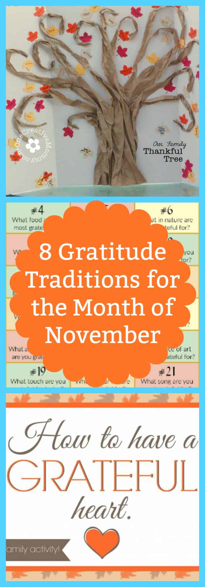 8 Gratitude Traditions for the Month of November - The Organized Mom