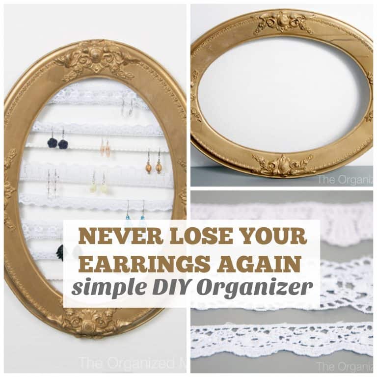 7 Clever DIY Earring Holder Ideas to Organize Your Earrings - The ...