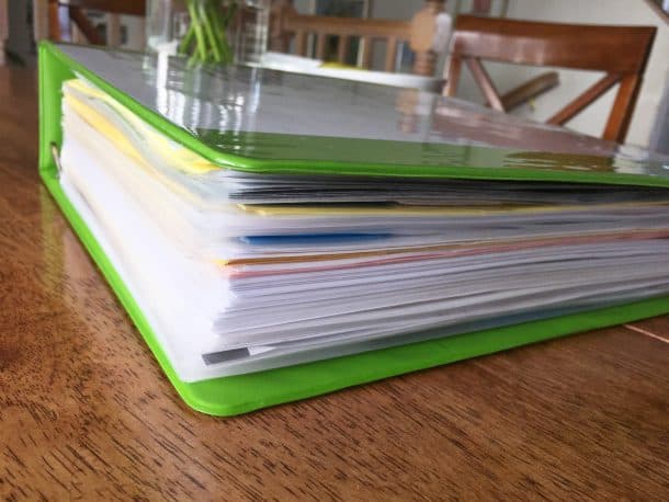 How to Create Your Own Family Information Folder – The Organized Mom