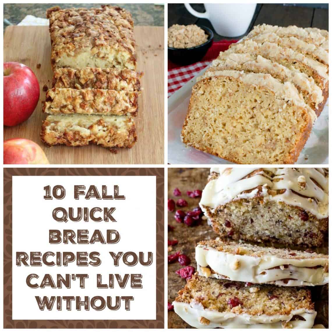 10 Fall Quick Breads – The Organized Mom