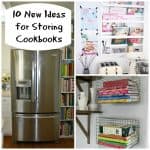 10 New Ideas for Storing Cookbooks – The Organized Mom