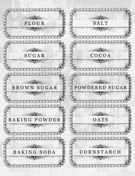 Zumimylittlejourney Free Printable Pantry Labels Templates