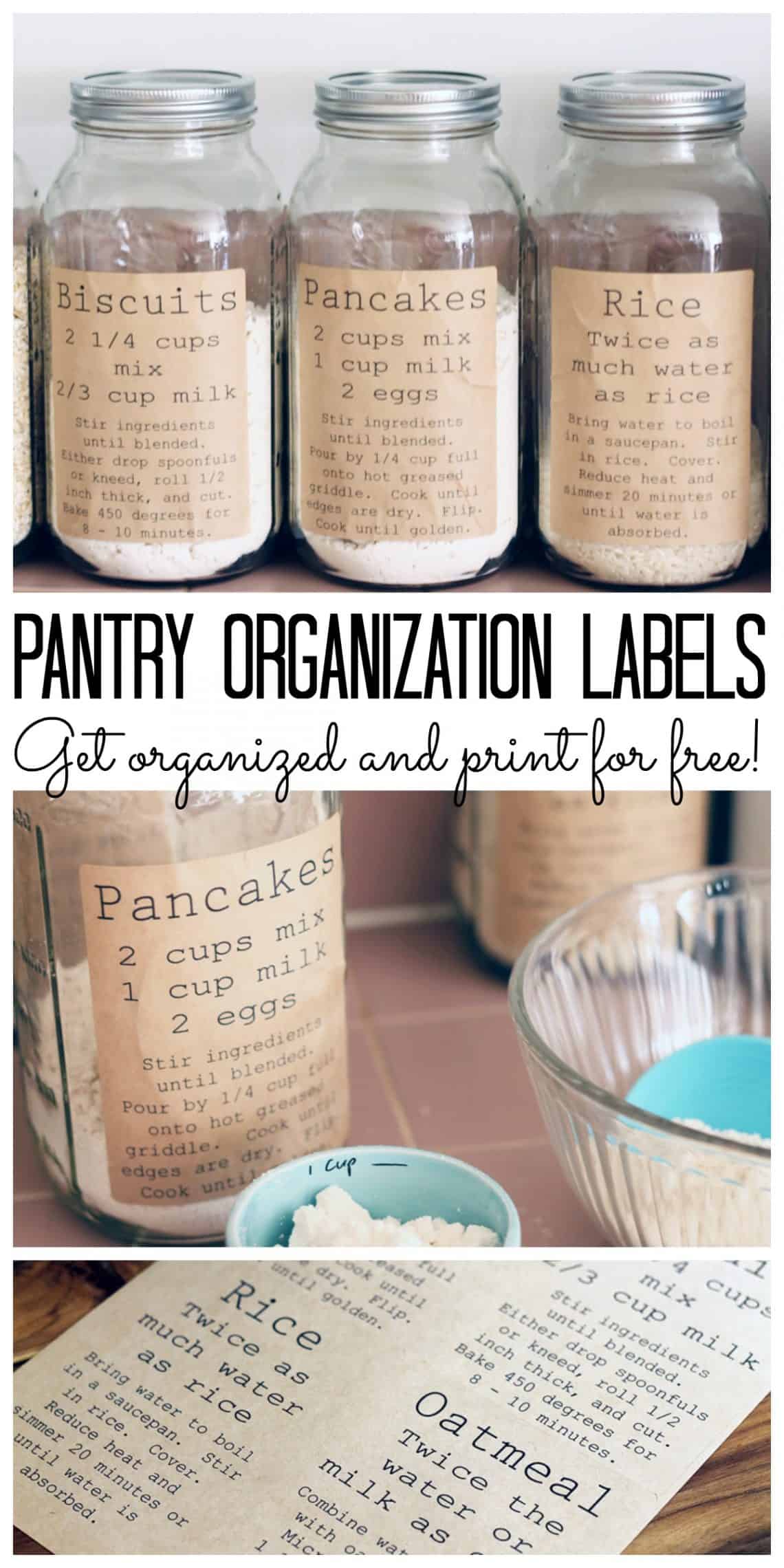 10 FREE Printable Pantry Labels to Whip Your Kitchen into Shape – The ...