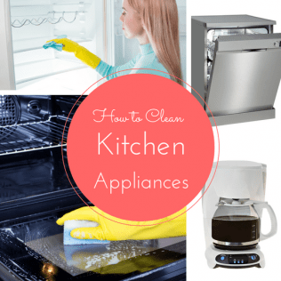 How to Clean Kitchen Appliances - The Organized Mom