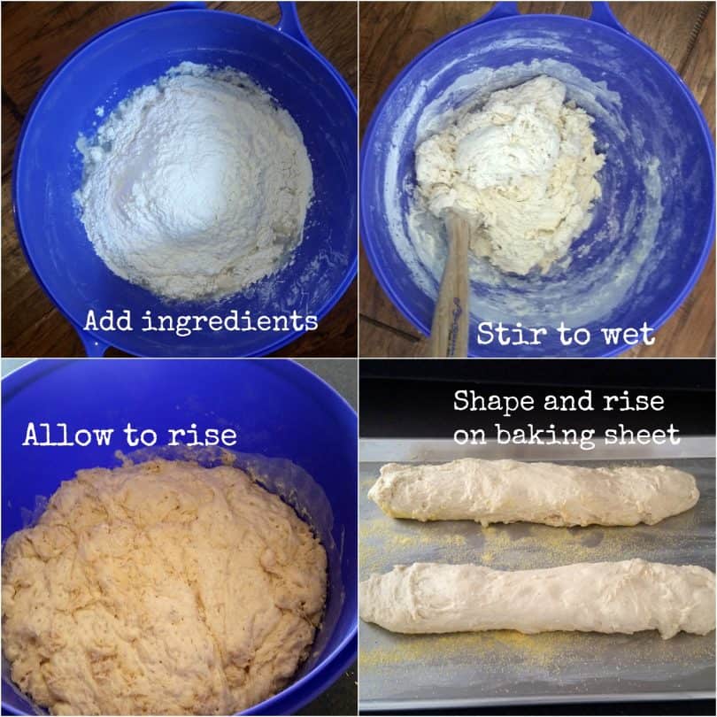 Easy No Knead Artisan White Bread – The Organized Mom