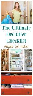 9 Ultimate Decluttering Checklist Items That ANYONE Can Tackle! – The ...