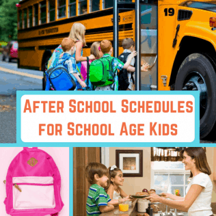After School Schedules for School Age Kids – The Organized Mom