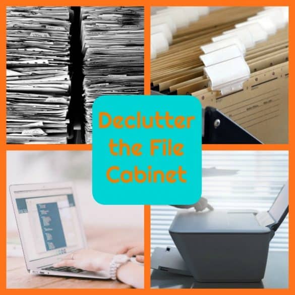 Declutter the File Cabinet – The Organized Mom