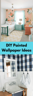 5 Beautiful DIY Painted Wallpaper Projects – The Organized Mom