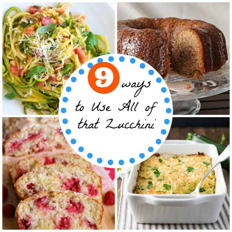 9 Ways to Use All of That Zucchini – The Organized Mom