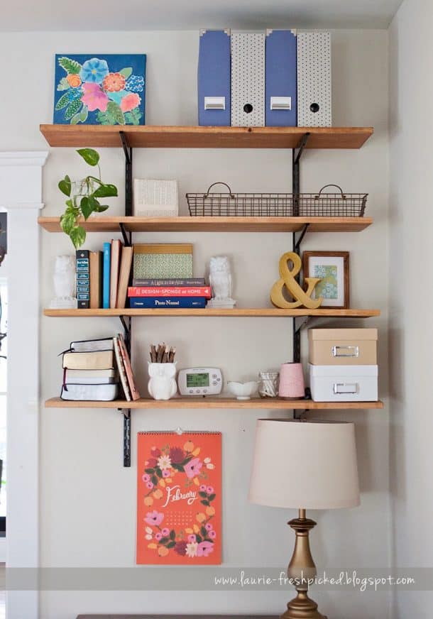 Organize Any Room With Track Shelving – The Organized Mom