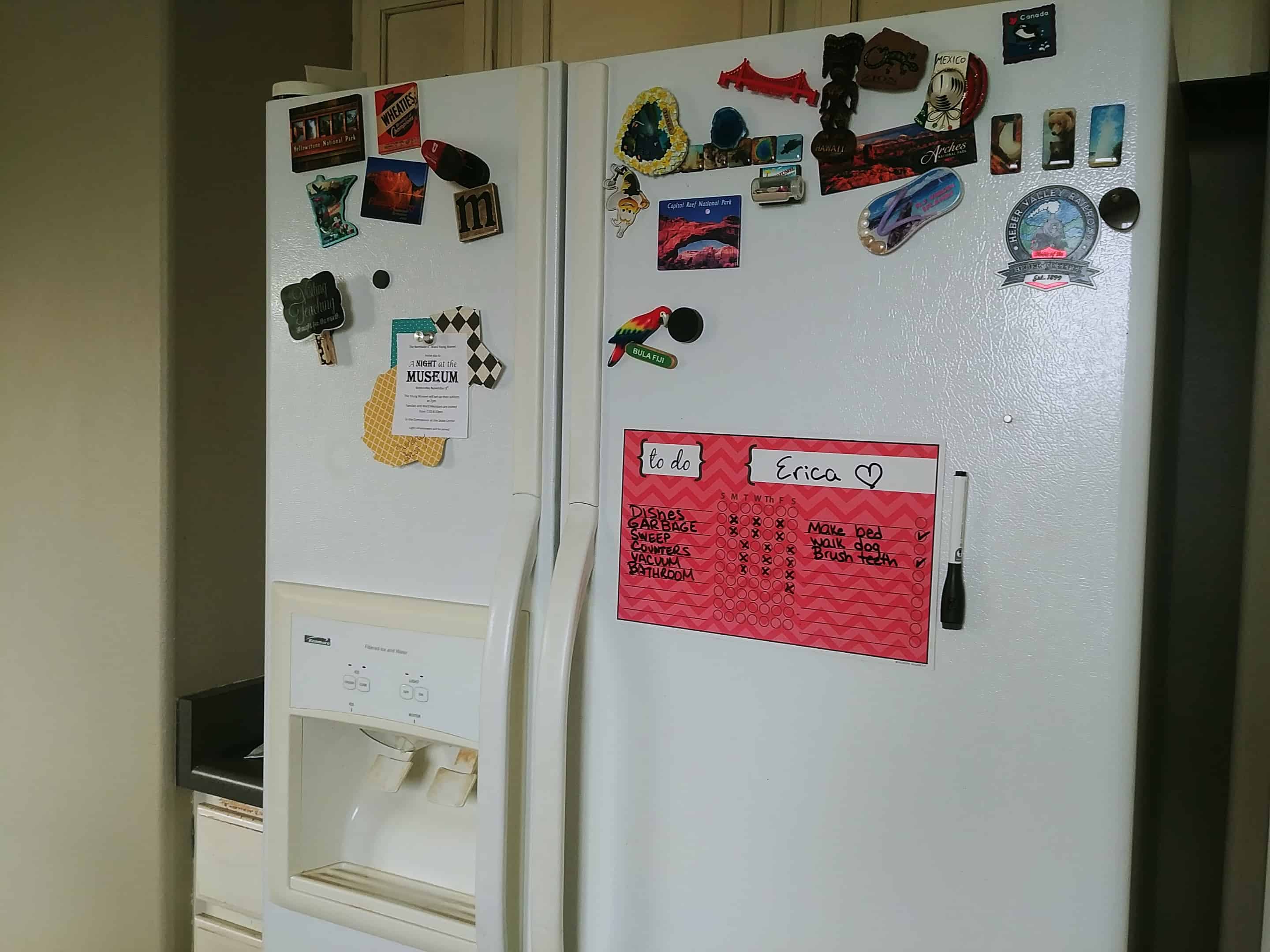 Magnetic Erasable Chore Chart – The Organized Mom