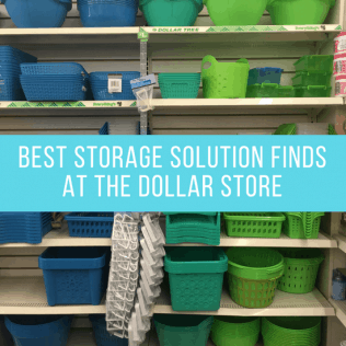 Best Storage Solutions – From the Dollar Store! – The Organized Mom