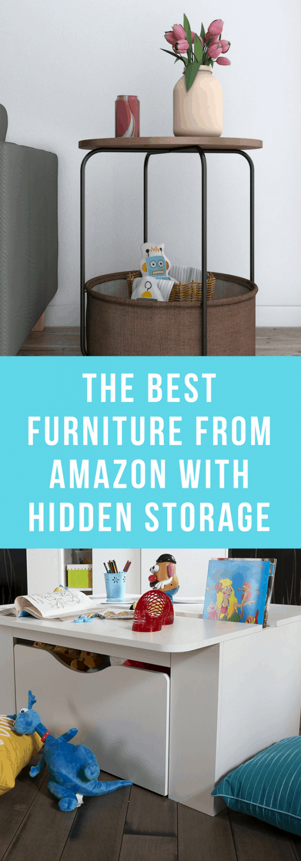 The Best Furniture from Amazon with Hidden Storage – The Organized Mom