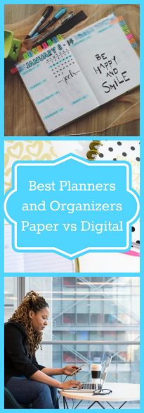 Best Planners and Organizers– Paper vs Digital – The Organized Mom