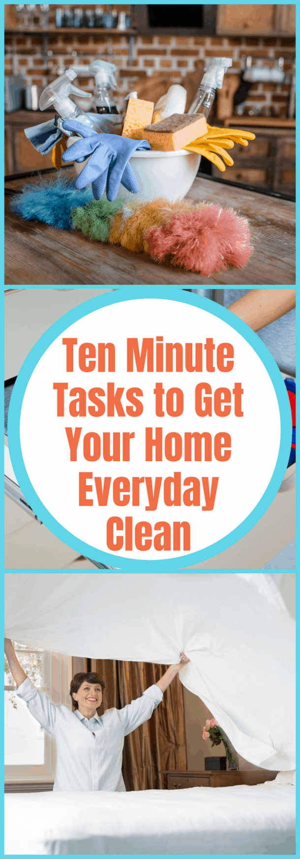 Ten Minute Tasks to Get Your Home Everyday Clean - The Organized Mom