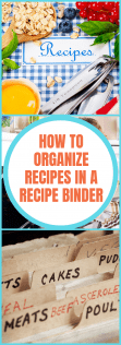 How to Organize Recipes in a Binder – The Organized Mom