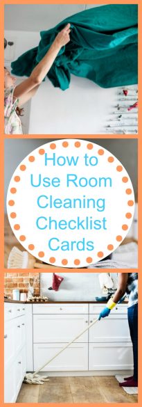 How To Use Room Cleaning Checklist Cards - The Organized Mom