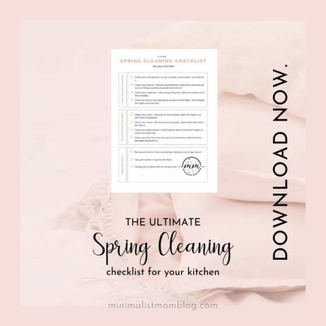 Spring Cleaning Printable Charts – The Organized Mom