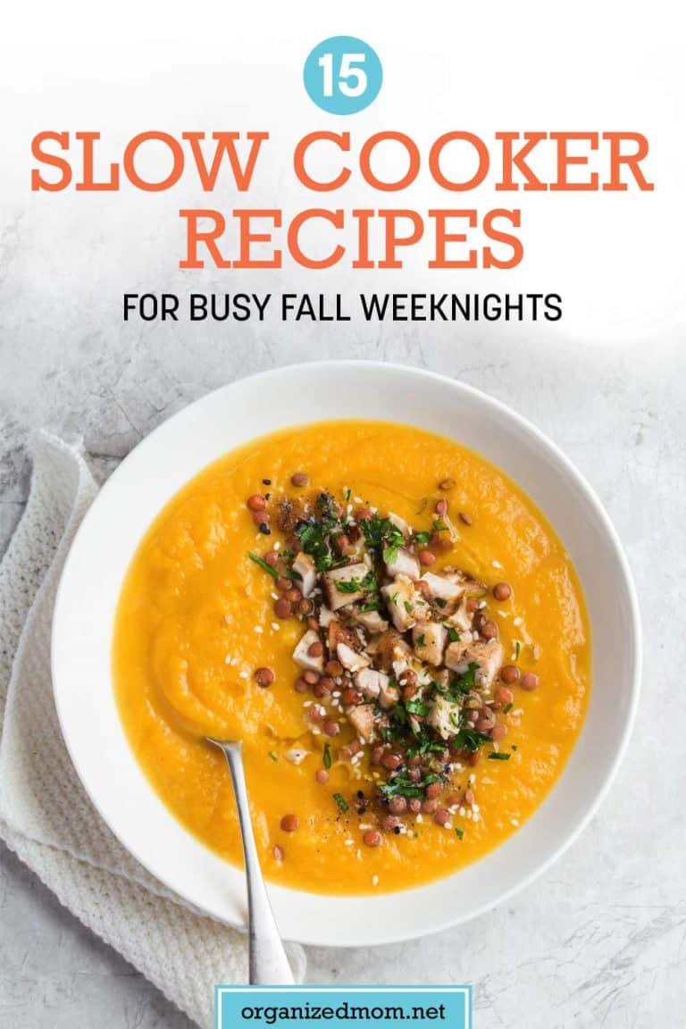 15 Fall Slow Cooker Recipes for Busy Weeknights – The Organized Mom