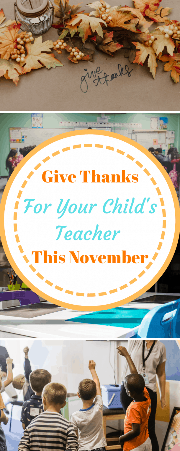 Give Thanks for Your Child’s Teacher This November – The Organized Mom
