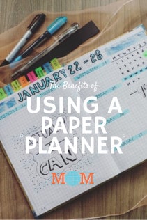 The Benefits of Using a Paper Planner – The Organized Mom