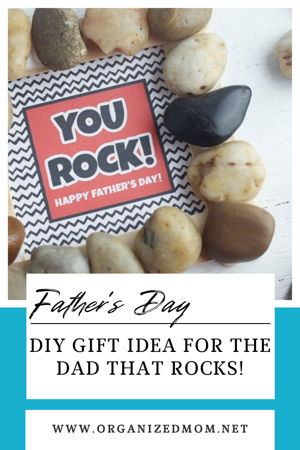 DIY Dad Rocks Card for Fathers Day A Kids Craft and Printable – The ...