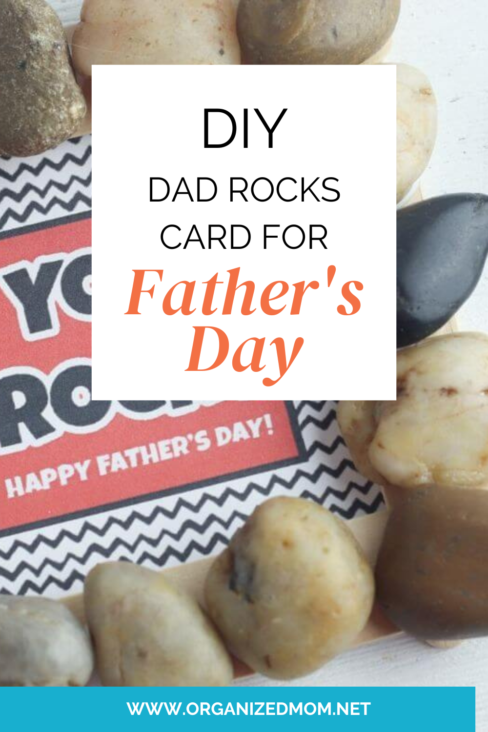 DIY Dad Rocks Card for Fathers Day A Kids Craft and Printable – The ...