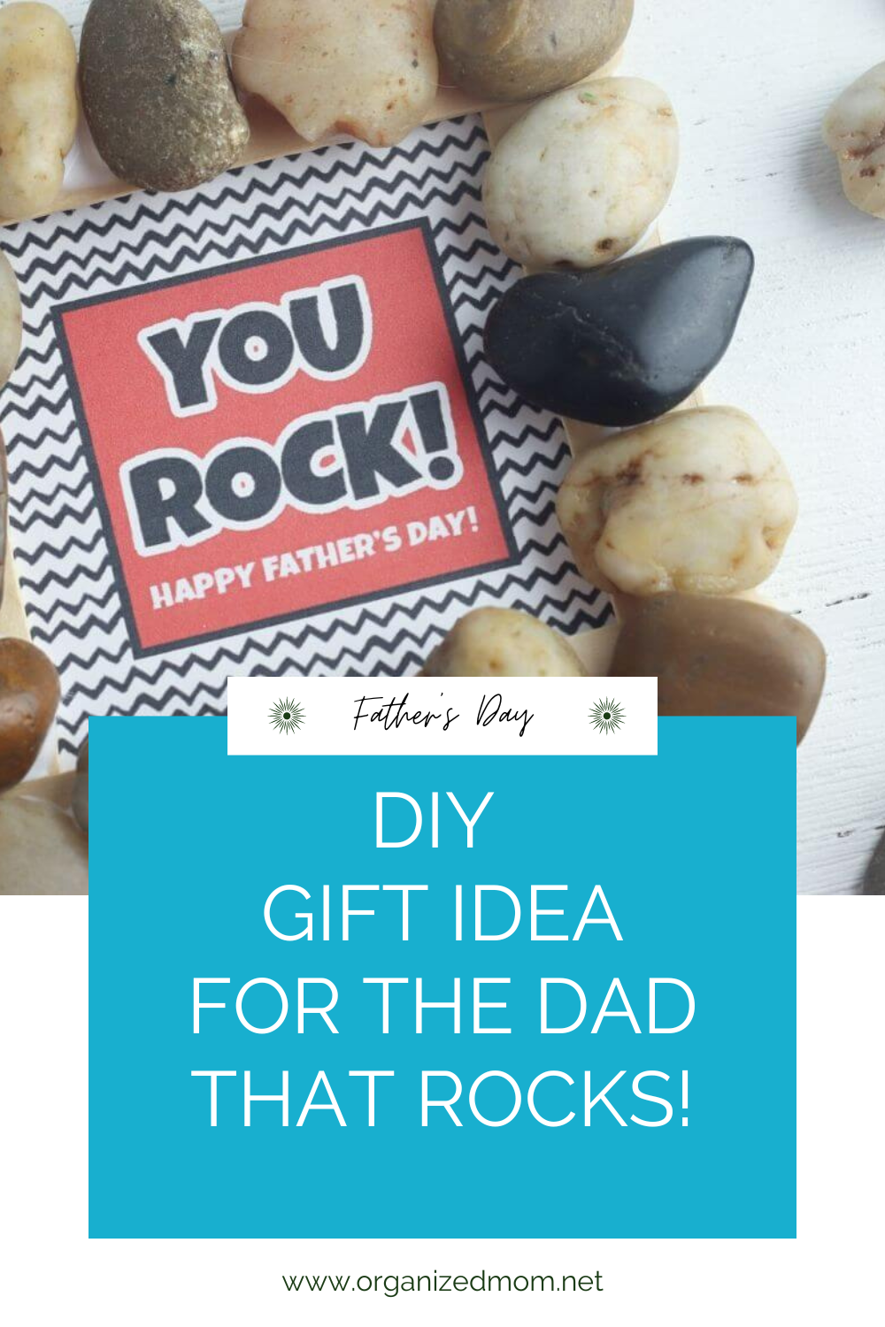 DIY Dad Rocks Card for Fathers Day A Kids Craft and Printable – The ...