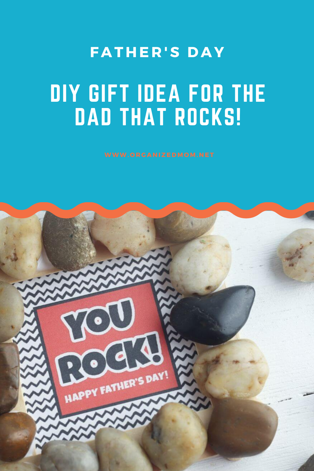 DIY Dad Rocks Card for Fathers Day A Kids Craft and Printable – The ...