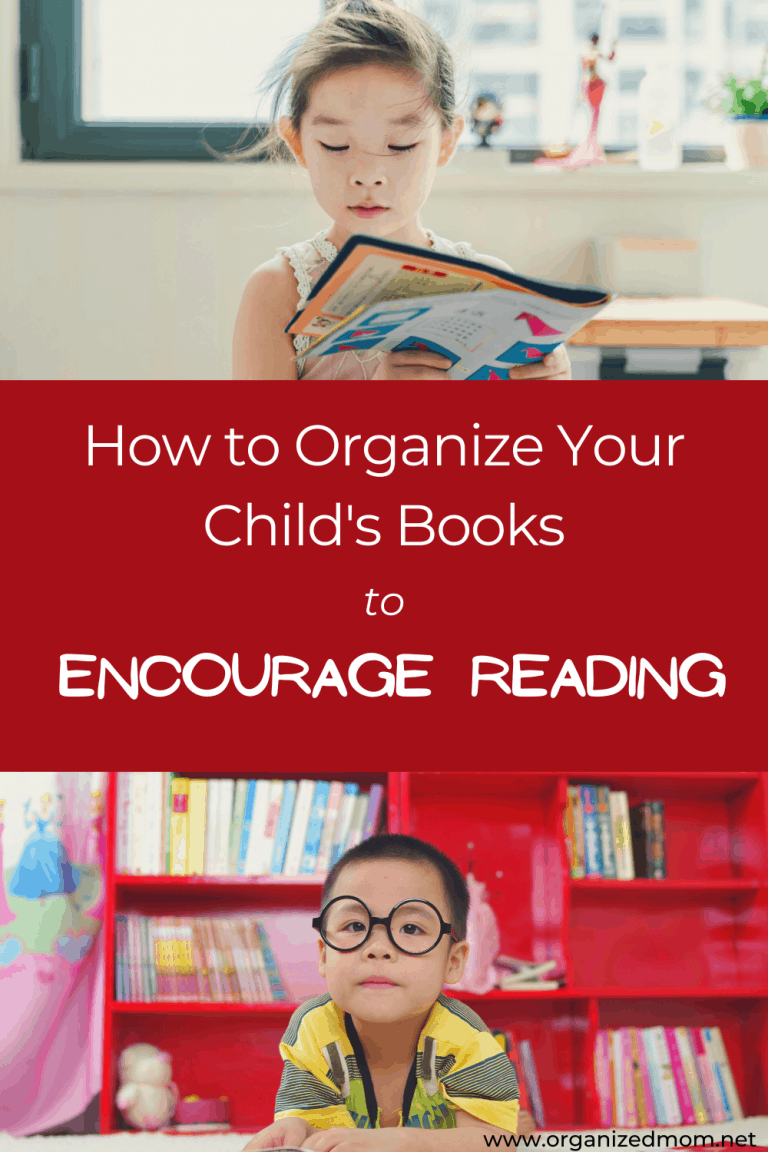 Organize Your Child's Books to Encourage Reading - The Organized Mom