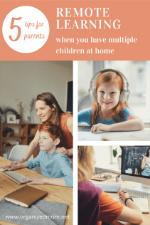 Remote Learning Tips: When You Have More Than One Child – The Organized Mom