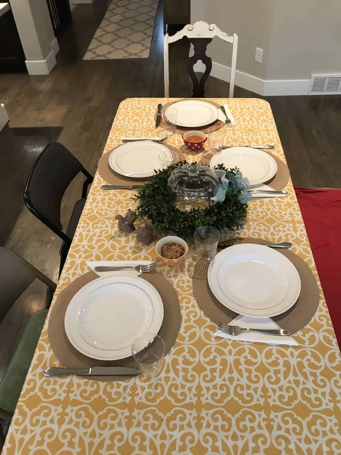DIY Thanksgiving Table Settings Using Kraft Paper – The Organized Mom