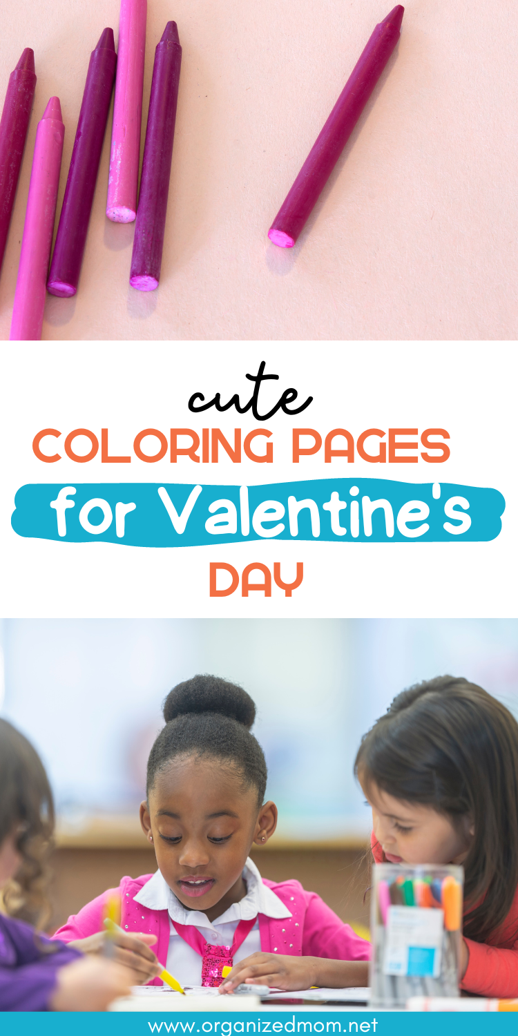 Cute Animal Coloring Pages for Valentine’s Day – The Organized Mom