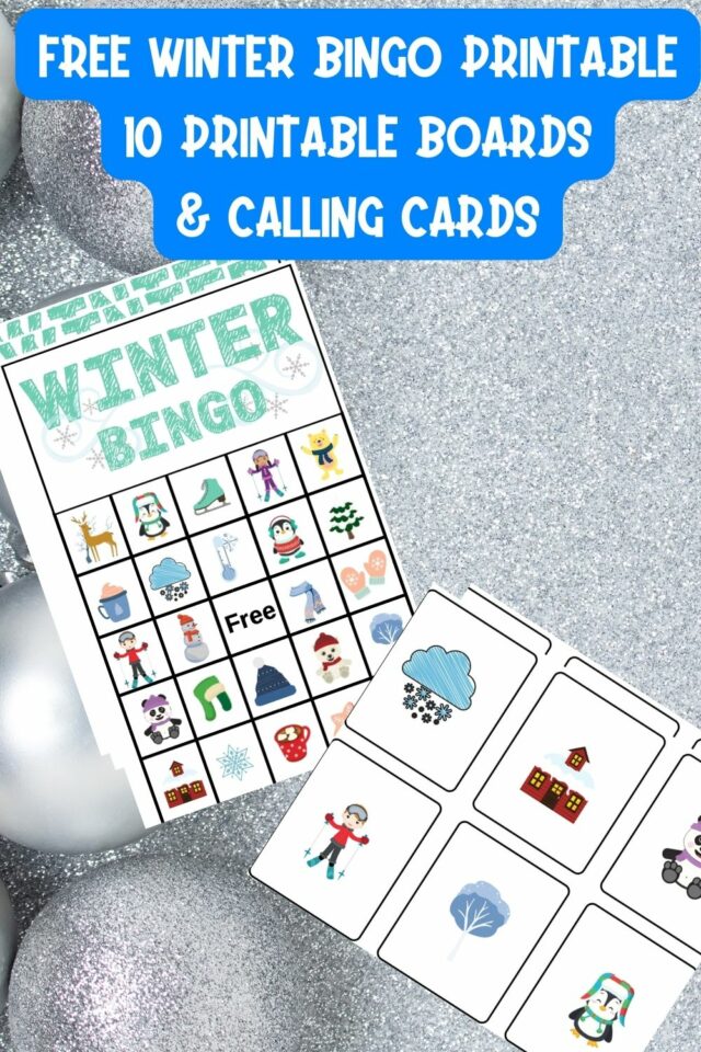 Free Printable Winter Bingo Game for Kids – The Organized Mom
