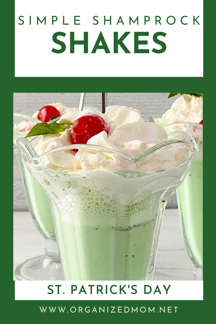 Simple Shamrock Shakes – The Organized Mom
