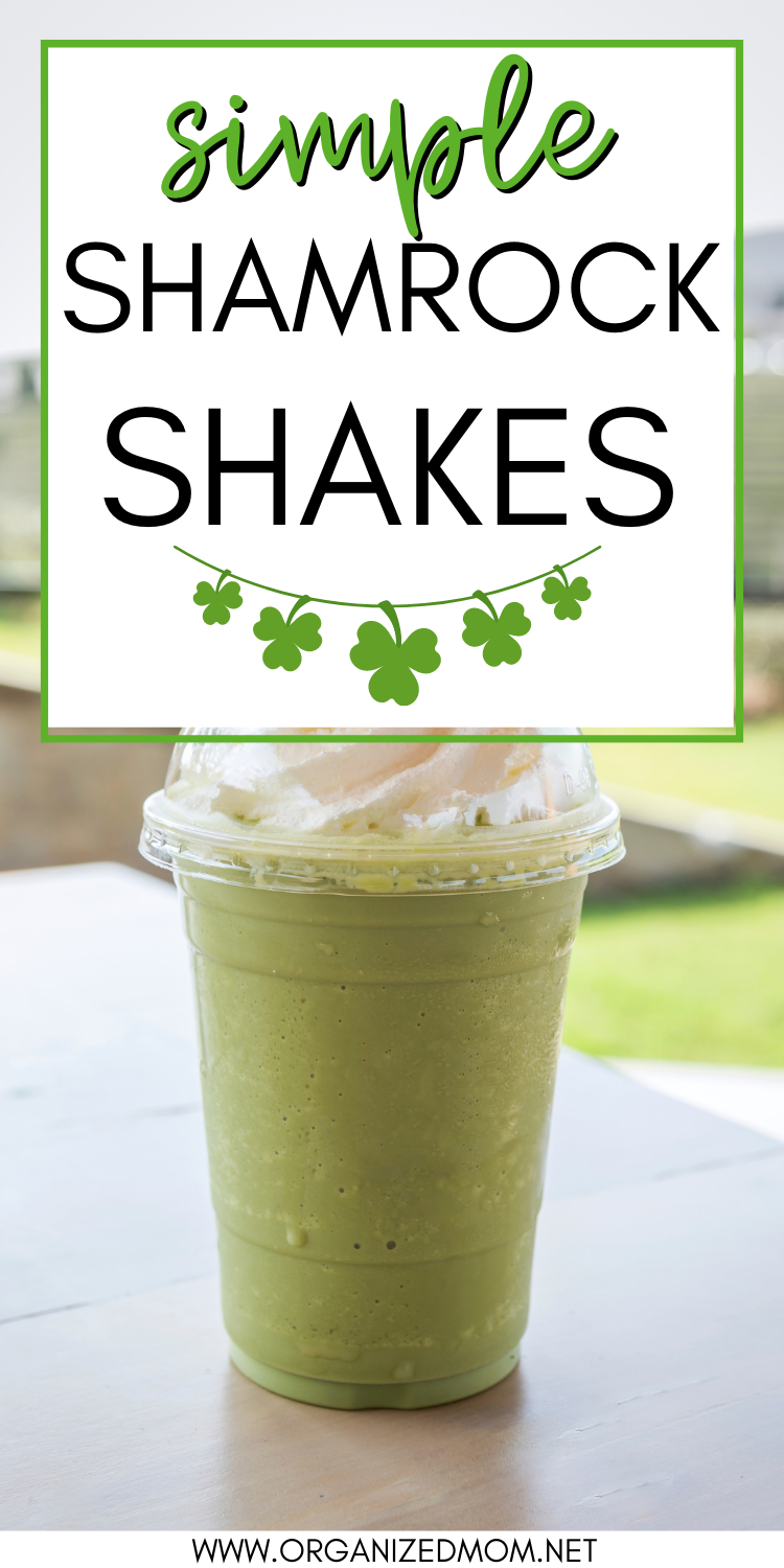 Simple Shamrock Shakes – The Organized Mom