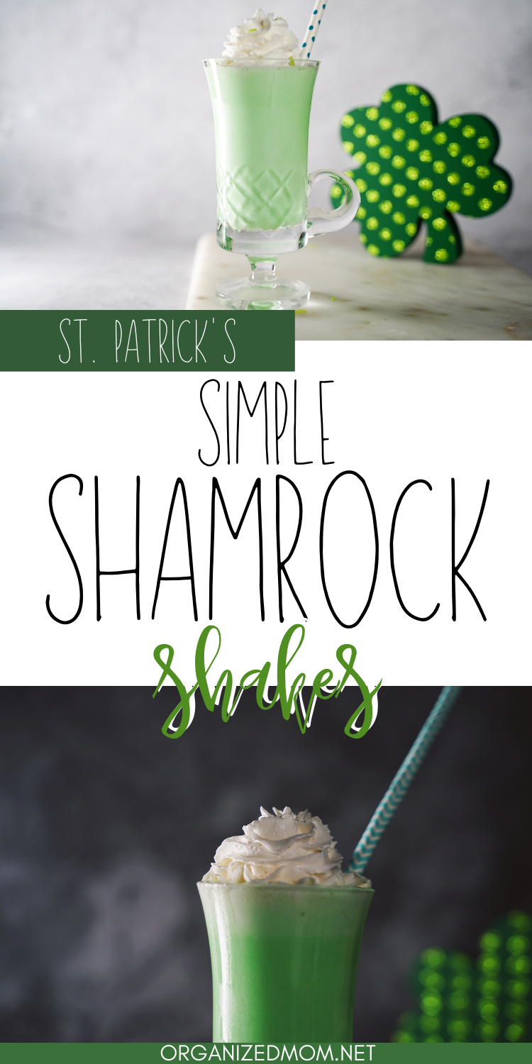 Simple Shamrock Shakes – The Organized Mom