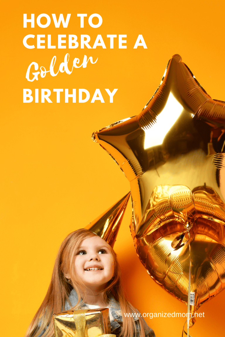 How to Celebrate a Golden Birthday - The Organized Mom