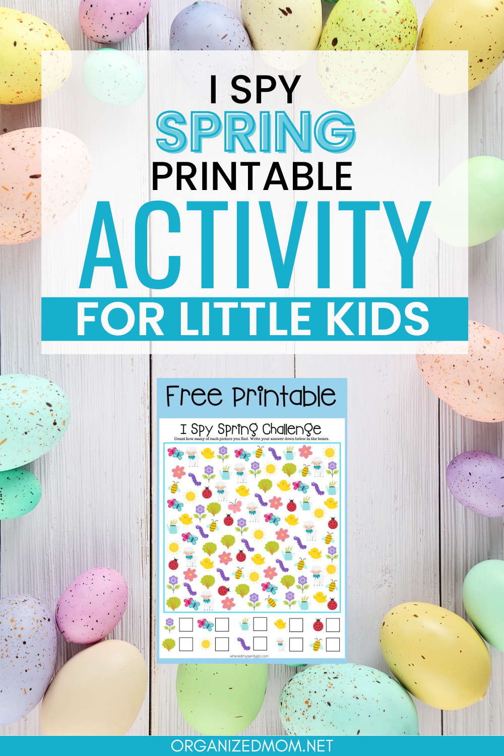 I Spy Spring Printable Activity for Little Kids – The Organized Mom