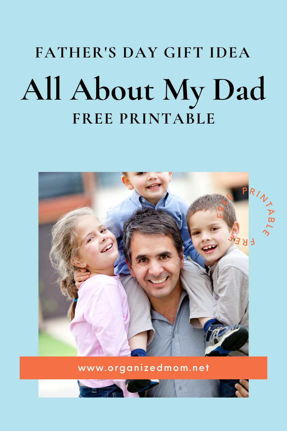 All About My Dad Printable: Free Father’s Day Gift for Dad & Grandpa ...