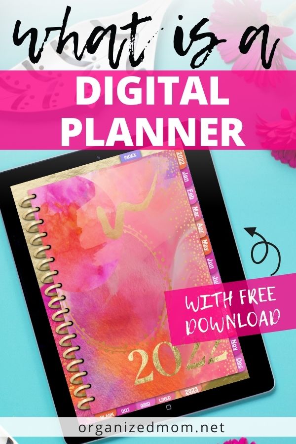 What is a Digital Planner? – The Organized Mom