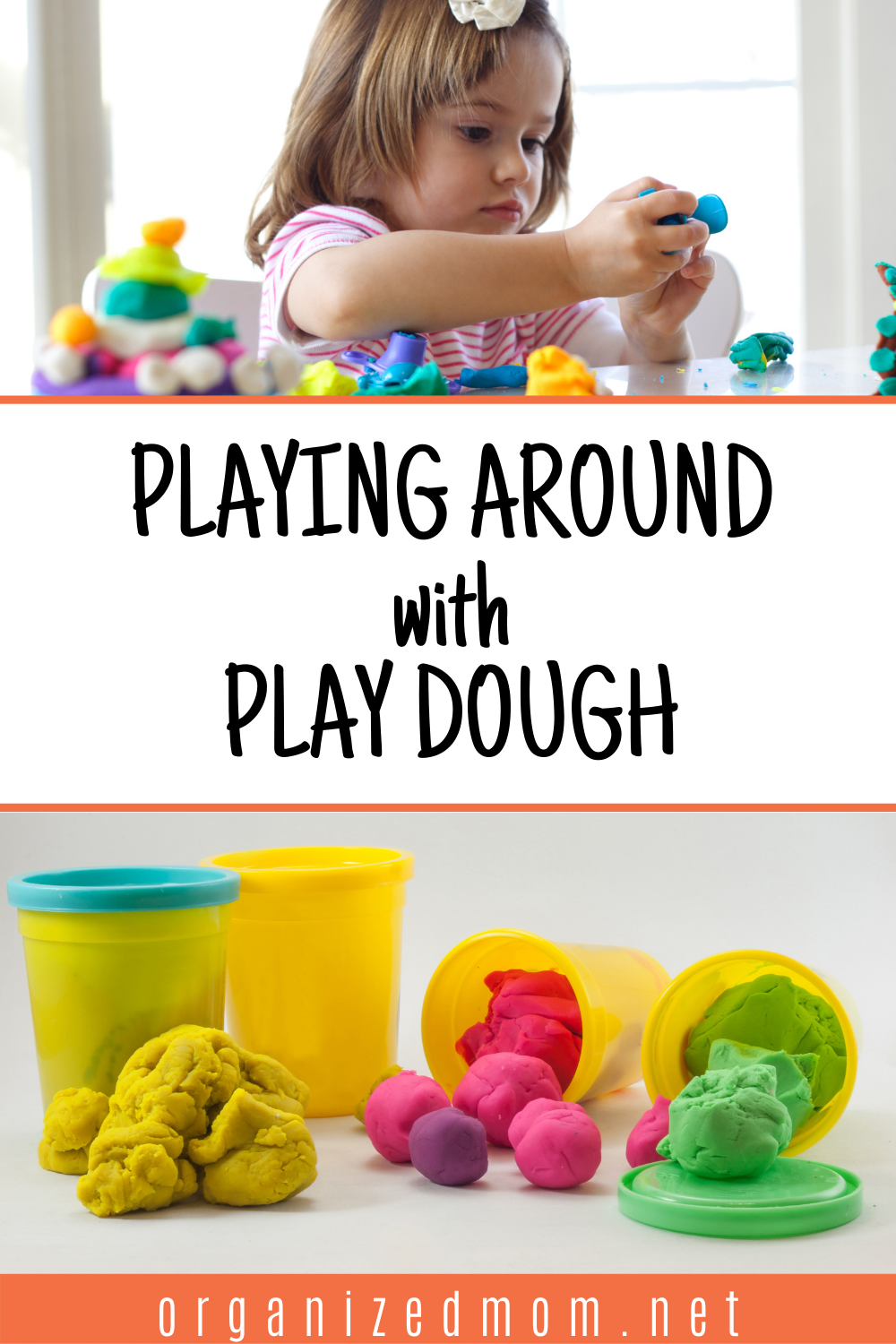 Playing Around with Play Dough - The Organized Mom