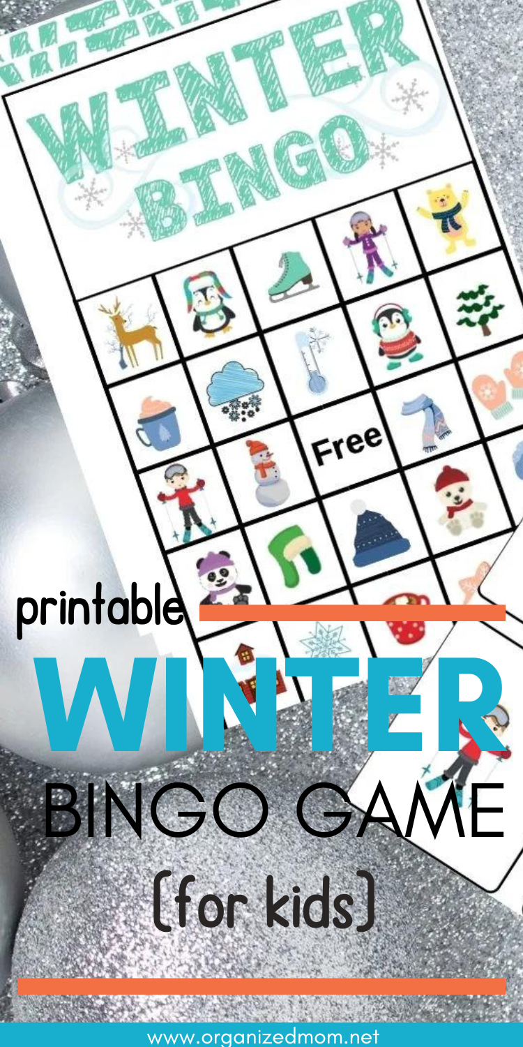Free Printable Winter Bingo Game for Kids – The Organized Mom