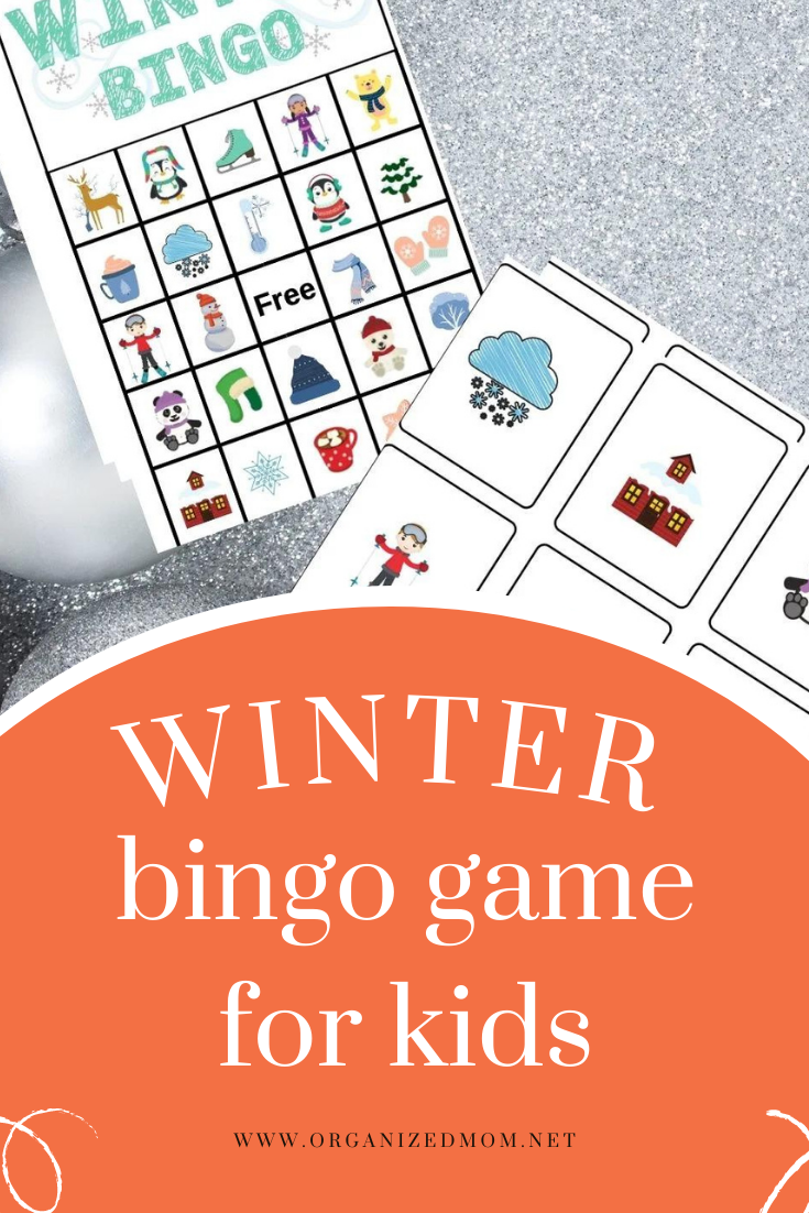 Free Printable Winter Bingo Game for Kids – The Organized Mom