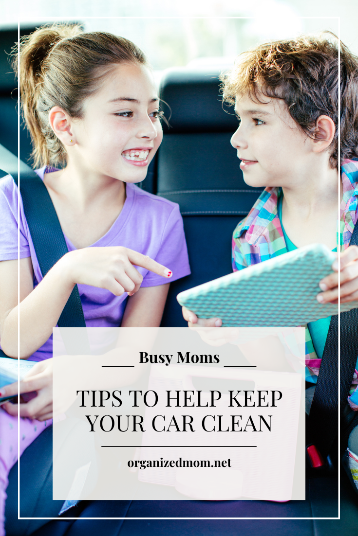 Tips to Help Keep Your Car Clean – The Organized Mom