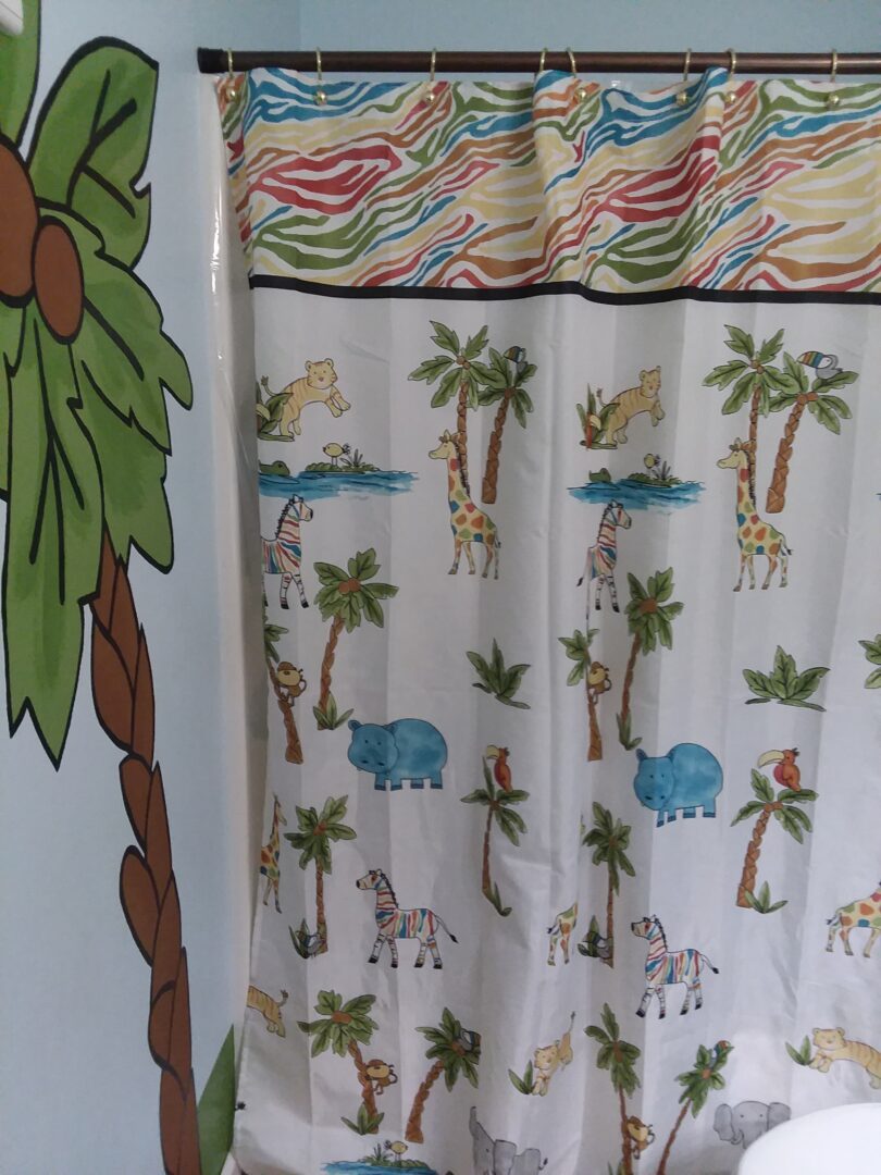 DIY Jungle Themed Kids’ Bathroom – The Organized Mom