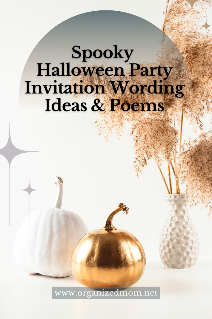 53 Spooky Halloween Party Invitation Wording Ideas & Poems – The ...