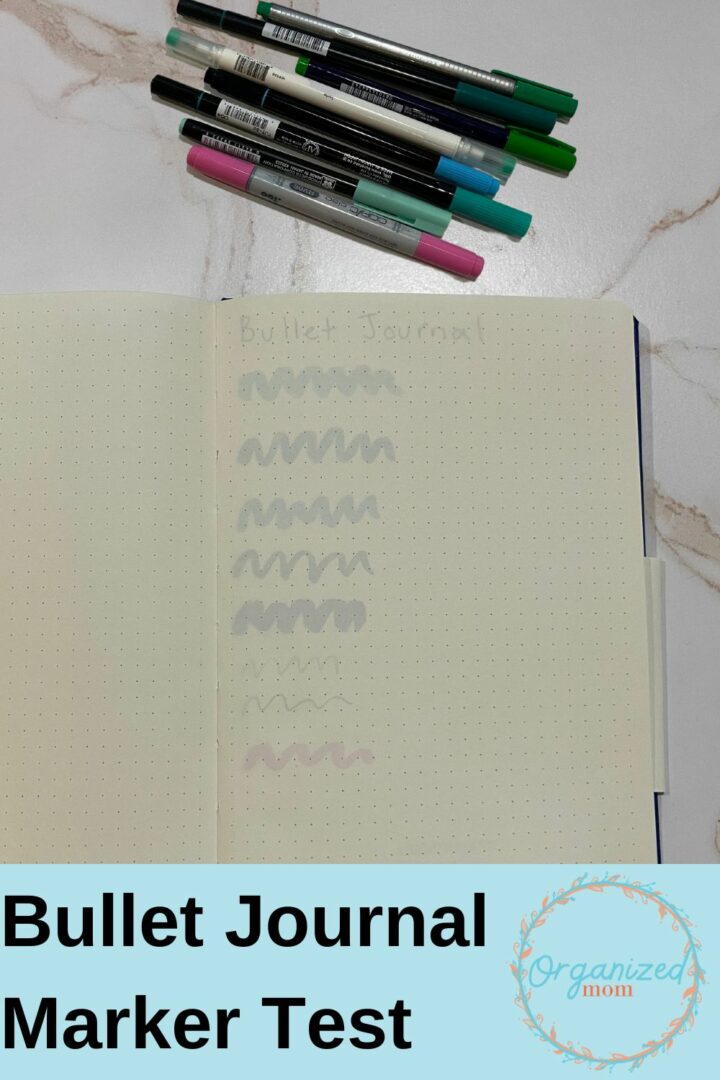 Bullet Journal Markers – The Organized Mom