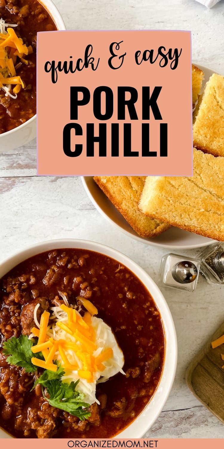 Pork Chilli Recipe – The Organized Mom